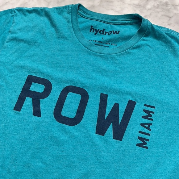 hydrow | Shirts | Hydrow Miami Tshirt Mens Large | Poshmark